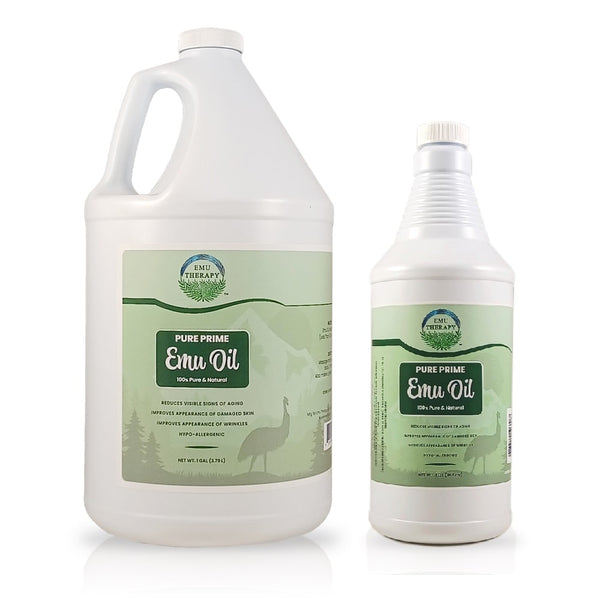 Pure Prime Emu Oil Value Size (1 qt. [32 fl. oz.] or 1 gal. [128 fl. o ...