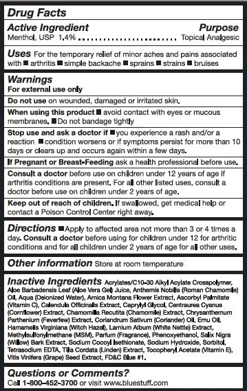 Super Blue Stuff Natural Pain Relief No Side Effects OTC 3-oz. roll-on ...